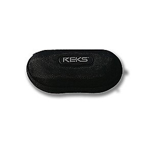 REKS ST Black WRAPAROUND I Silver Mirror Polarized lens