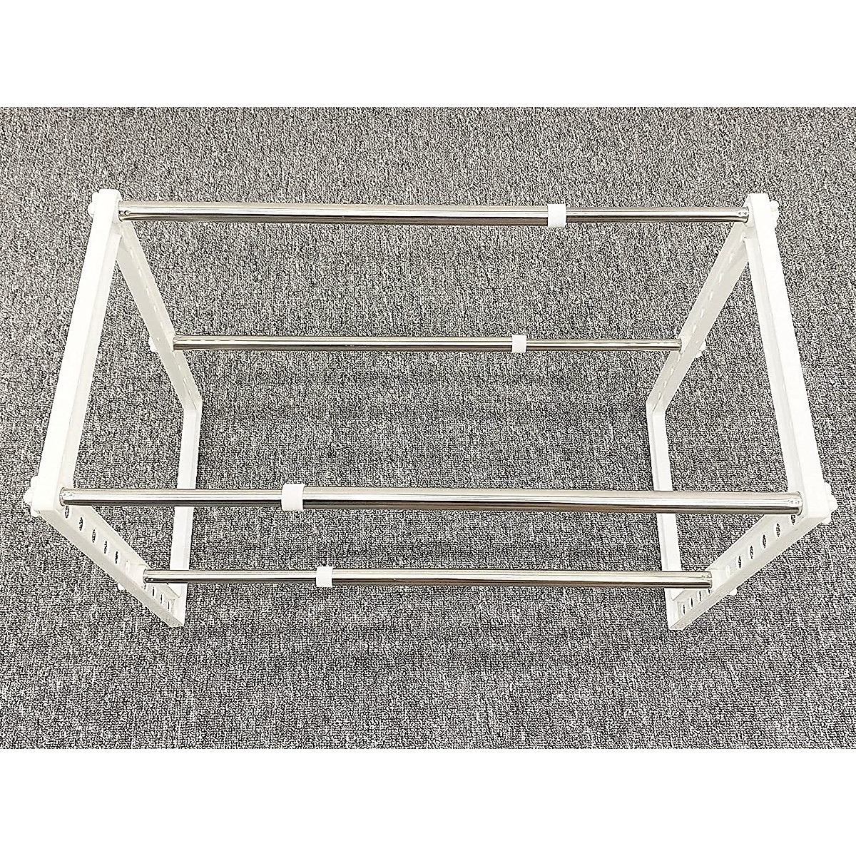 Comoo Under Sink Organizers And Storage,2-Layer Expandable Under Sink Organizer With Adjustable Lenth And Shelves，Multifunctional Under Sink Storage For Kitchen,(15.35-26 x 10.24 x 14.96)'