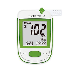 BIONIME RIGHTEST GT333 Blood Glucose Test Strips for use with RIGHTEST GT333 Meter - Blood Sugar Monitoring for Diabetics, Box of 50