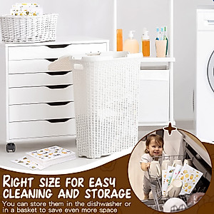 Newwiee 9 Pcs Swedish Kitchen Dishcloths Swedish Dish Towel Kitchen Washcloths for Dishes Reusable Absorbent Towels Quick Drying Cleaning Dish Cloths for Kitchen Bar Hand Washing (Bee)