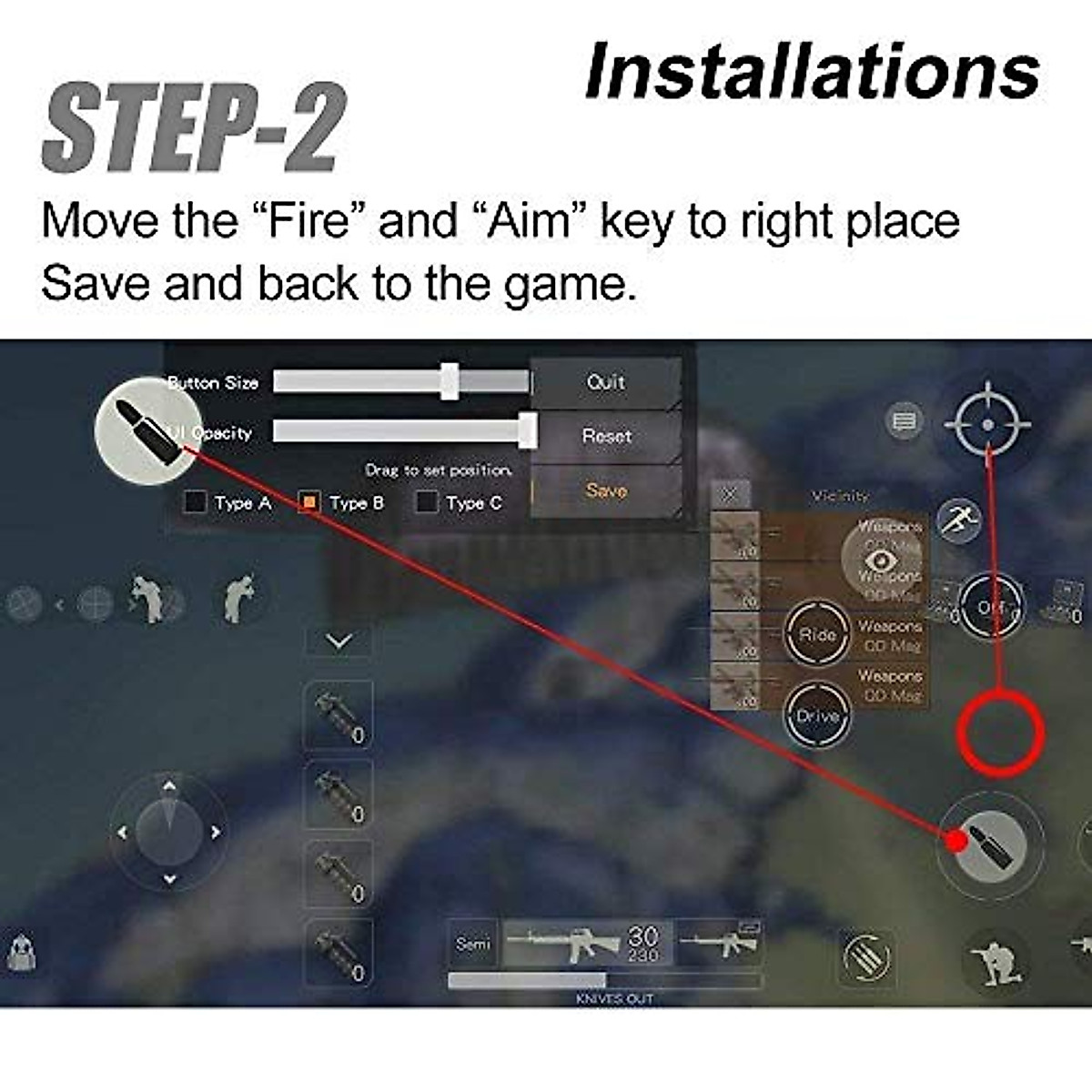 Generic PUBG Fire Button Mobile Controller, Metal Game Triggers, Sensitive Shoot Aim Buttons L1 R1 Trigger Controller for All Android and iOS Phones - Metal