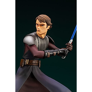 Kotobukiya Star Wars: The Clone Wars: Anakin Skywalker ArtFX+ Statue, Multicolor