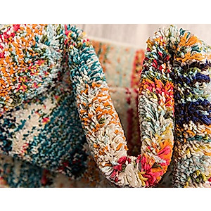 Unique Loom Sedona Collection Distressed, Southwester, Over-Dyed, Vintage Area Rug, 9' 0" x 12' 0", Blue/Beige