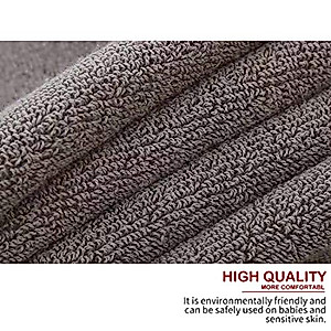 LRUUIDDE Bathroom Hand Towels 2 Set,100% Cotton Hand Towel for Bath, Hand, Face, Kitchen, Super Soft, Highly Absorbent, Machine Washable, Size 14" x 30" (Gray)…