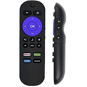 Remote Control Compatible with All Element Roku TV E4SW5017RKU E4SW5518RKU E2SW6518RKU E4SW6518RKU E4SC4018RKU E4SC5018RKU Smart 4K Ultra HDTV