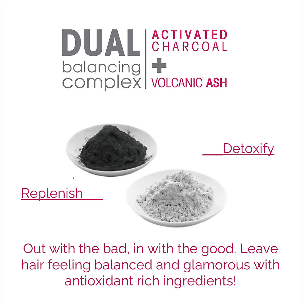 GIOVANNI D:tox Daily Shampoo - Activated Charcoal, Super-Antioxidants Acai & Goji Berry - 8.5 oz