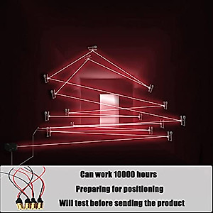 650nm red light laser module industrial laser module adjustable focal length6.2mm(point-2packs)