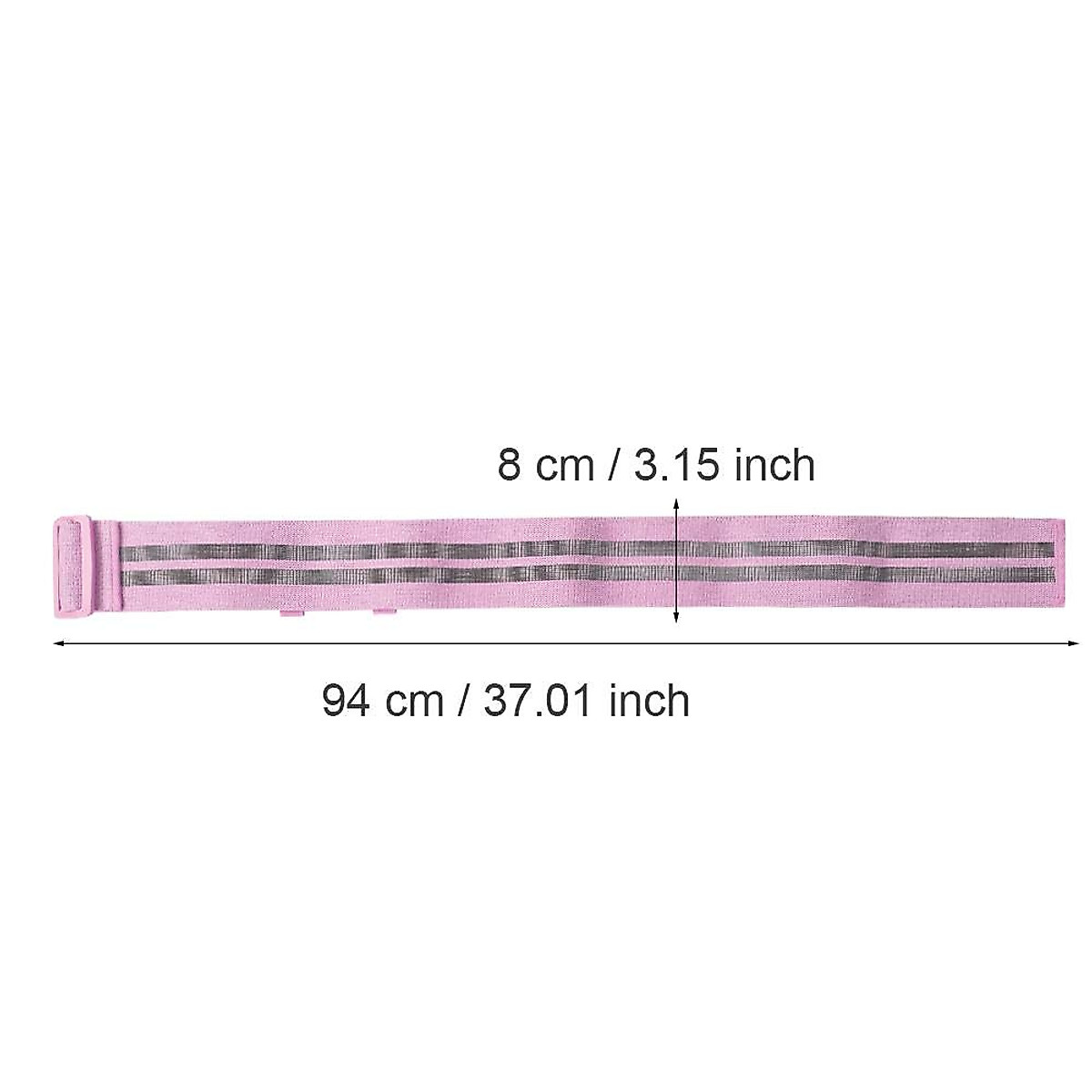 Adjustable Hip Resistance Band, Qiilu Unisex Adjustable Hip Resistance Band Hip Resistance Band Loop Circle Gym Yoga Fitness Exercise(Pink)