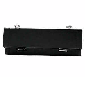 Andoer Portable Gig Bag Box Leather for Western Concert Flute with Buckle Foam Cotton Padded