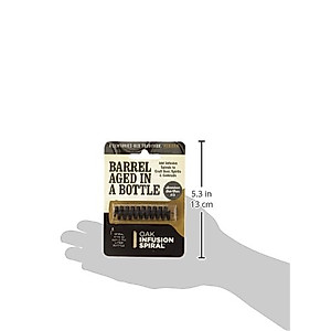 4 Pack-Barrel Aged in a Bottle Oak Infusion Spiral-Barrel Age Whiskey, Rum, Wine