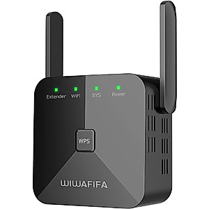 WiFi Extender Signal Booster - Covers Up to 9600 Sq.ft and 45 Devices, 2023 Newest Wireless Signal Amplifier with Ethernet Port & Access Point, Easy Setup, Alexa Compatible