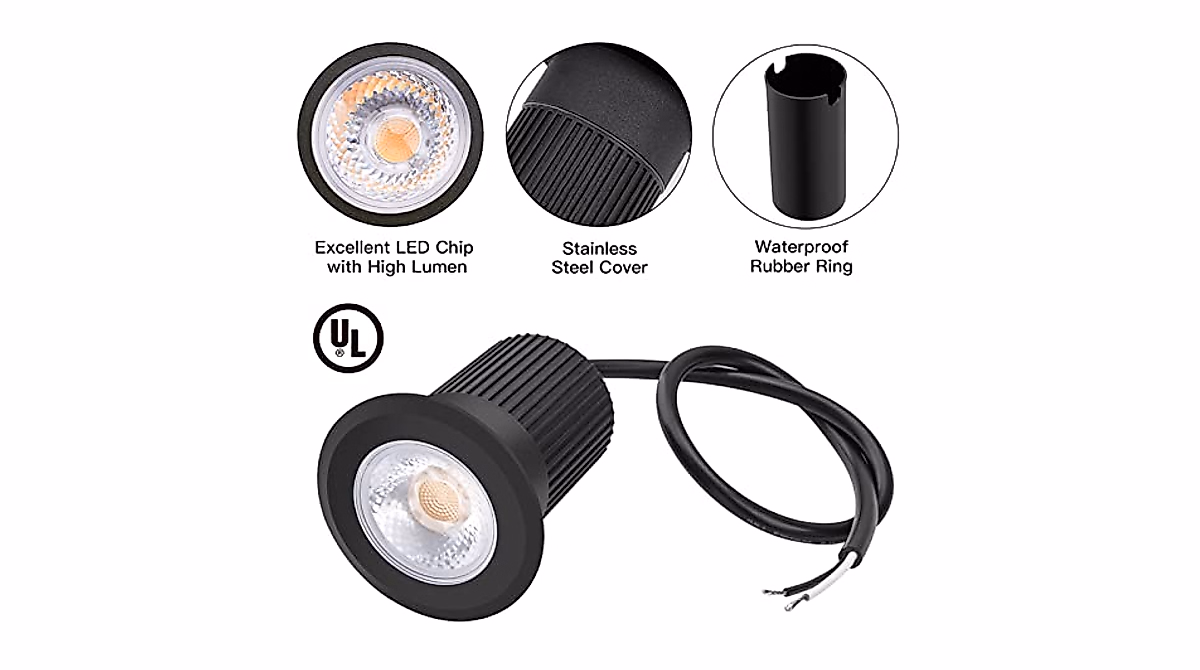 YZGWZLD 10W LED In-Ground Lighting Well Light, 6 Pack Low Voltage ...