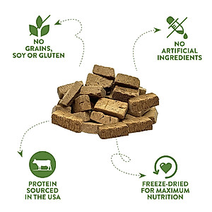 McLovin's Pet Freeze Dried Raw Beef Liver Dog Treats and Toppers, 14 oz. - Single Ingredient, Grain-Free, Gluten-Free, High-Protein Treat – Healthy Dog Training Treats