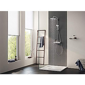 GROHE 26511000 Euphoria SmartControl Mono Shower System with Thermostat for Wall Mount, Starlight Chrome