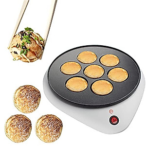 MasterChef Electric Ebelskiver Maker Delicious Homemade Japanese Takoyaki, Donut Holes, Cake Pops, Octopus Balls, Aebleskivers, Danish- Nonstick Easy Clean Appliance, Fun Summer Baking Gift
