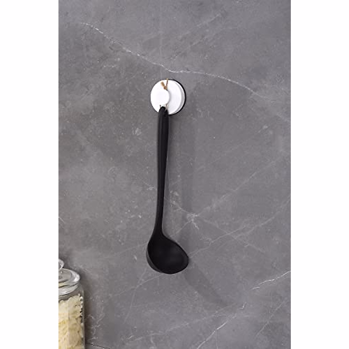 ABTIABGY Powerful Vacuum Suction Cup Hooks Heavy Duty Organizer for Towel, Bathrobe and Loofah - Shower Hooks for Bathroom & Kitchen - Waterproof White (2 Pack)