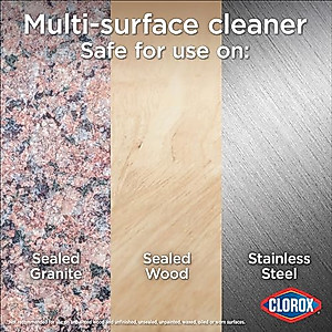 Clorox Multi-Purpose Paper Towel Wipes, Trap and Lift Messes Like a Paper Towel and Kills 99.9% of Bacteria*, Sanitizing Wipes, Jasmine Scent - 75 Wipes