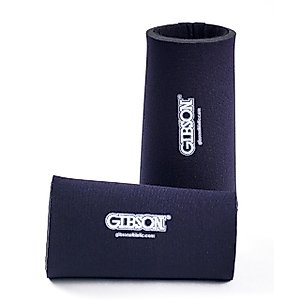Gibson Athletic Wrist Saver Neoprene Wristband for Gymnastics, Black, Small