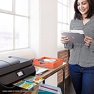 HP OfficeJet 4650 All-in-One Wireless Color Printer with Mobile Printing, Instant Ink ready (F1J03A)