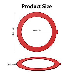 Flush Valve Seal for Kohler, 3-Pack Upgraded Silicone Material Canister Flush Valve Toilet Gasket Replacement Parts for K-GP1059291, Easy to Install and Uninstall