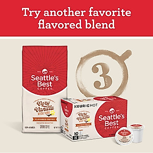 Seattle’s Best Coffee K-Cups, Toasted Hazelnut - Smooth Roasted Flavored Ground Coffee, 10 K-Cup Pods/Pack (Pack of 3)