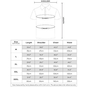 Men's Saint Patricks Day Polo Shirt Irish Shamrock Four Leaf Lucky Clover Short Sleeve Golf Top, Dark Green, Medium