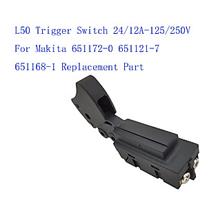 L50 Trigger Switch 24/12A-125/250V For Makita 651172-0 651121-7 651168-1 Replacement Part