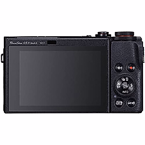 Canon PowerShot G5 X Mark II Digital Camera (3070C001) + 64GB Memory Card + Card Reader + Deluxe Soft Bag + Flex Tripod + Hand Strap + Memory Wallet + Cleaning Kit (Renewed)