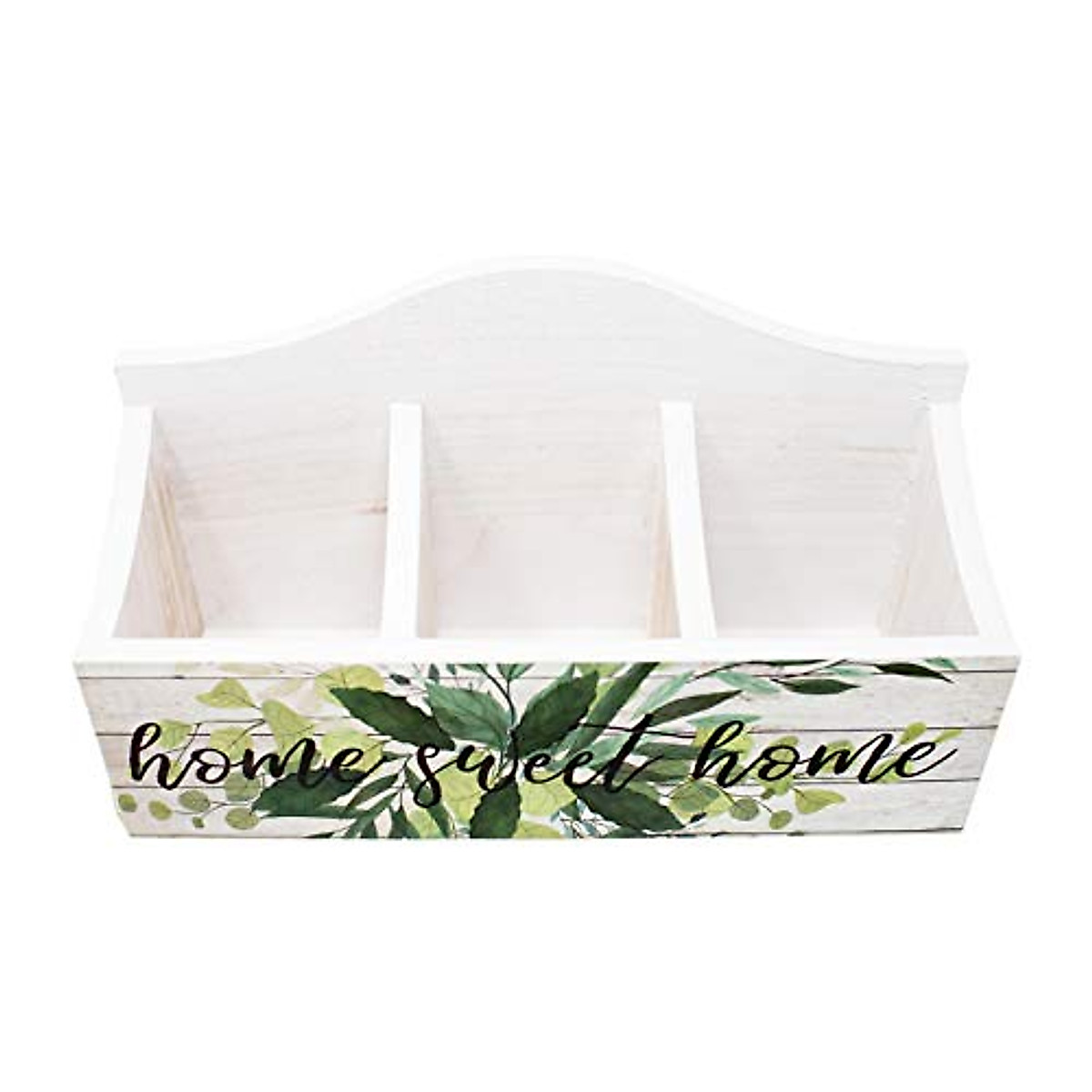 Boston Warehouse Sweet Home Flatware Storage Caddy, Wooden