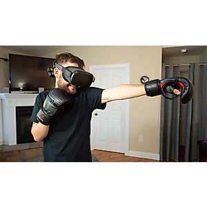 DeadEyeVR Ultimate Boxing Gloves - VR Boxing Mitts Controller Accessory for Thrill of The Fight FitXR BoxVR - Rift S, Oculus Quest 2, Index