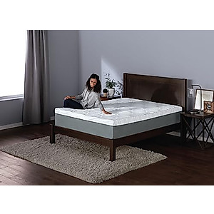 Serta 9" Gel Infused Memory Foam Mattress - Queen, White/Gray