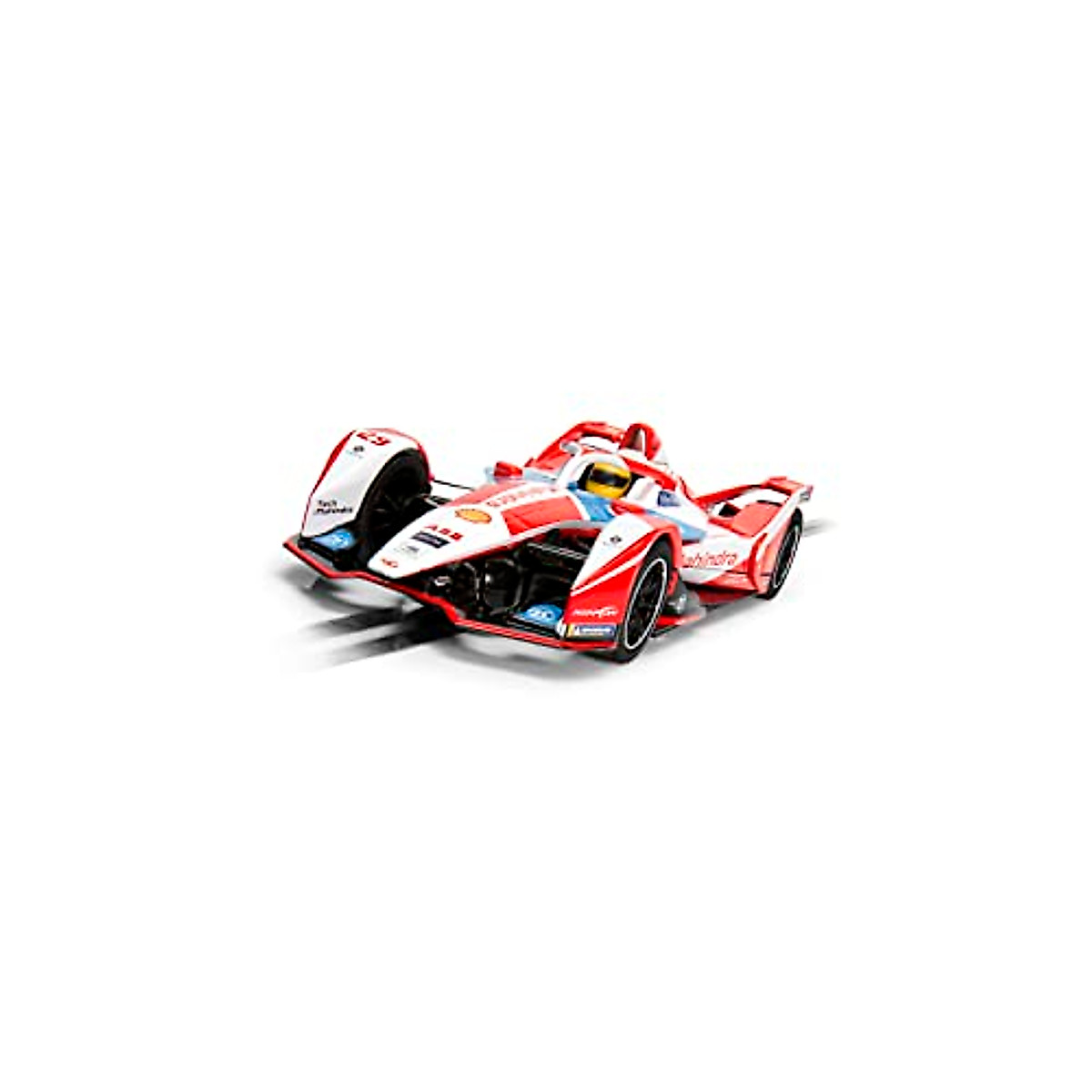 Scalextric Fomula E Spark SRT05e Mahindra Racing 1:32 Slot Race Car C4285, Red & Gray