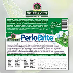 Nature's Answer Periobrite Natural Toothpaste, Cool Mint, 4 Ounce, 3 Count