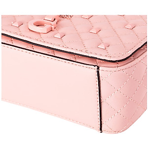 GUESS Rue Rose Mini Crossbody Flap Peach One Size