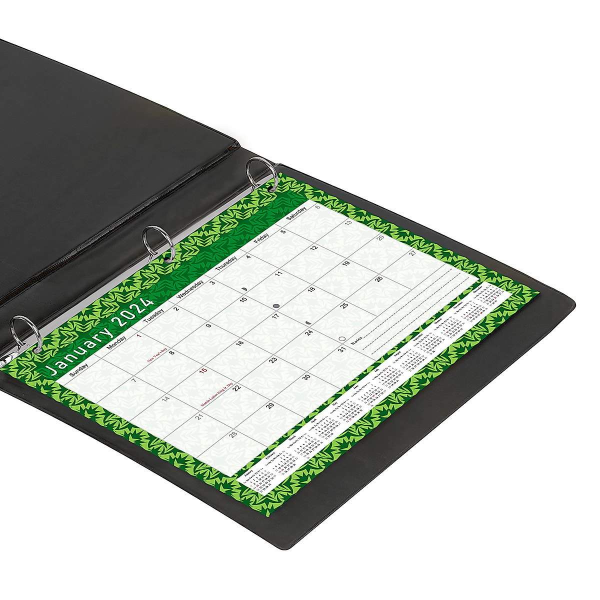 2023-2024 Calendar 16 Months Student Calendar/Planner for 3-Ring Binder, Desk, or Wall -v016