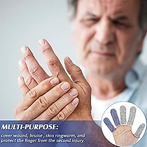 40 Pcs Finger Cots Cut Resistant Protector Anti-Cut Fingertips Finger Sleeve Reusable Finger Covers Thumb Finger Protection Cots for Kitchen Work Sculpture Supplies