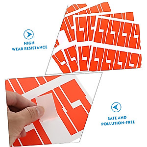 NOLITOY 60 Sheets Network Cable Label Sticker Wire Labels Cord Labels Tags Self- Adhesive Cable Marker Heat Shrink Wire Label Cable Tags Wire Tags Stickers Computer Cable Synthetic Paper