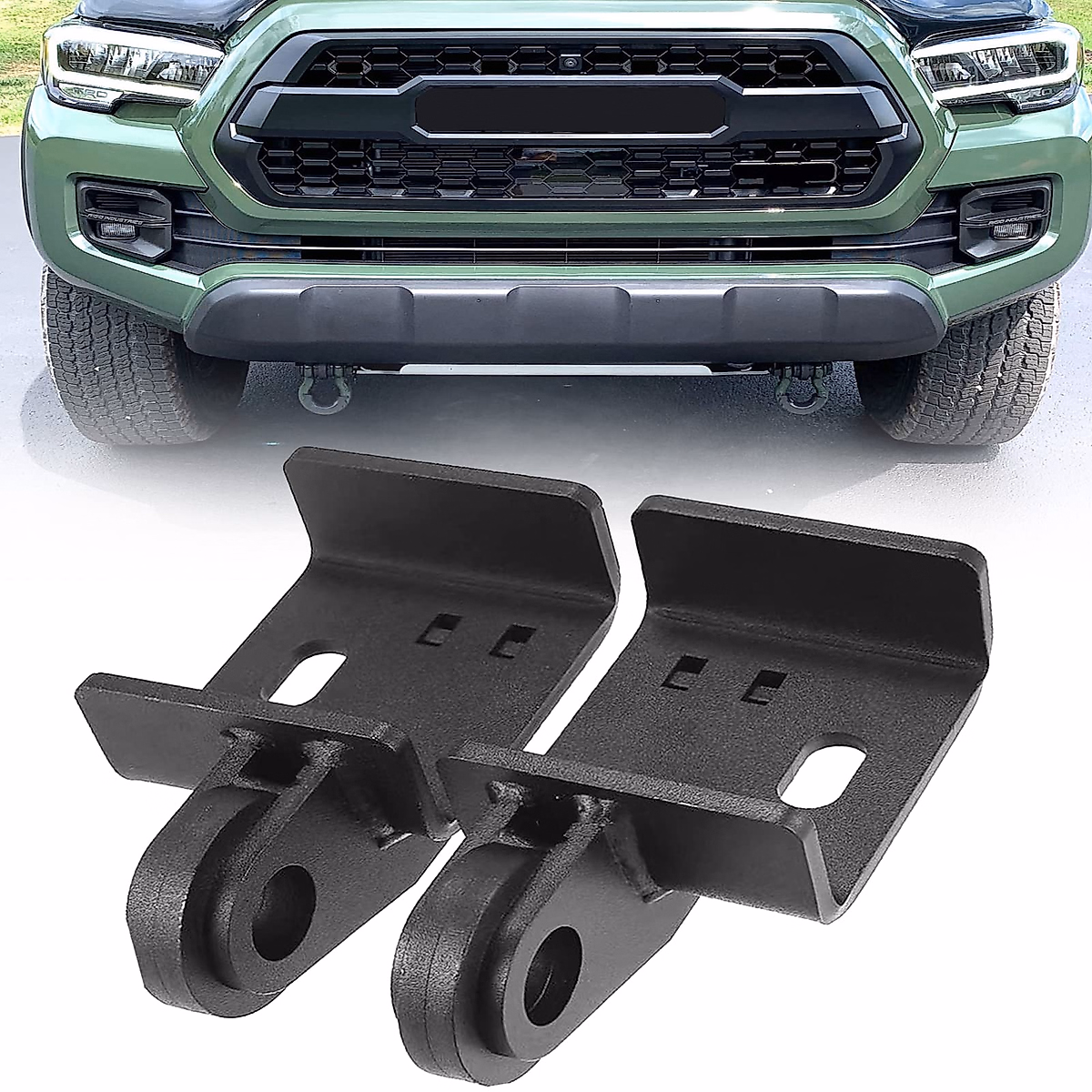 LAWETA 88711 Upgraded Tow Hook Compatible with Toyota Tacoma 2009-2023 Demon Hooks Bracket