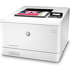 HP Color LaserJet Pro M454dn Printer, Double-Sided Printing & Built-in Ethernet (W1Y44A) White