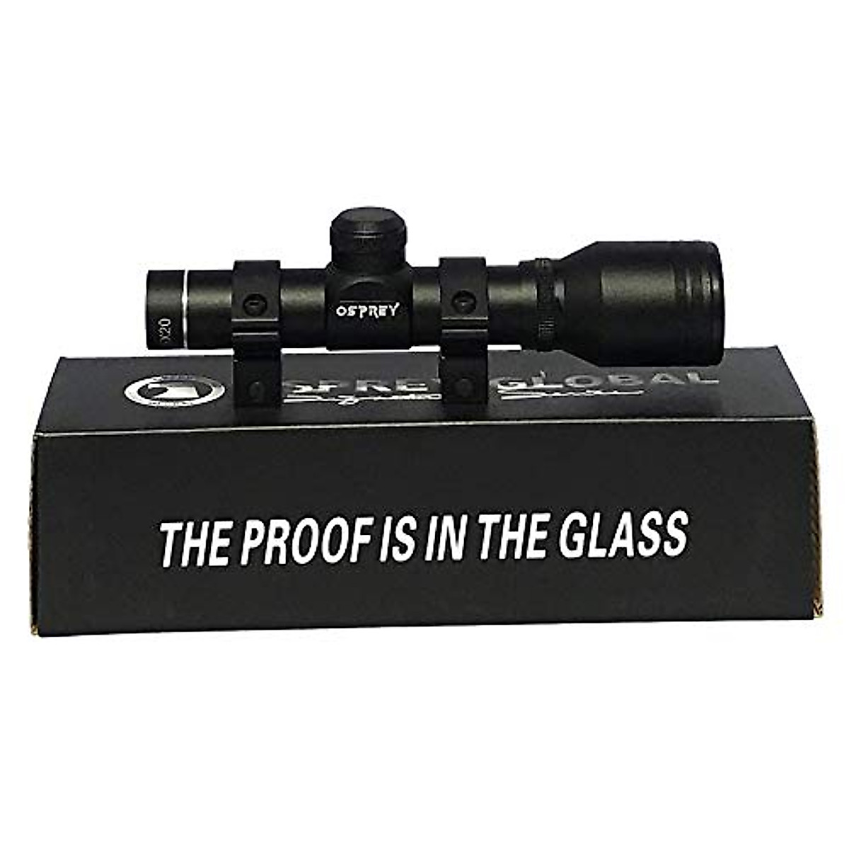 Osprey Global SD2.5X20DP : Osprey Standard Series 2.5X 20mm Rifle/Shotgun/.22 Long Rifle Scope with Duplex Reticle - 1/2 MOA