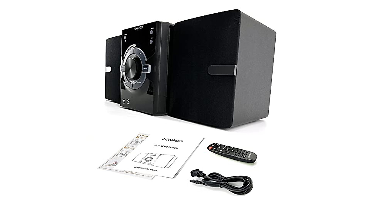 LONPOO Bluetooth CD Player with Remote Control