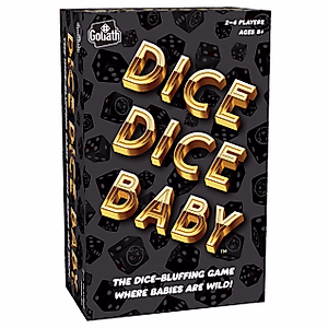 Goliath Dice Dice Baby Game - Dice Bluffing Game Where Babies are Wild - Ages 8 and Up, 2-4 Players