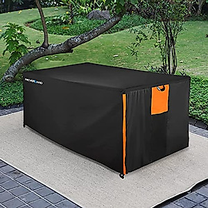 NEVERLAND Rectangular Patio Table Cover 95x64x40 inch , Patio Furniture Covers 420D Heavy Duty Waterproof Outdoor Lawn Patio Furniture Covers