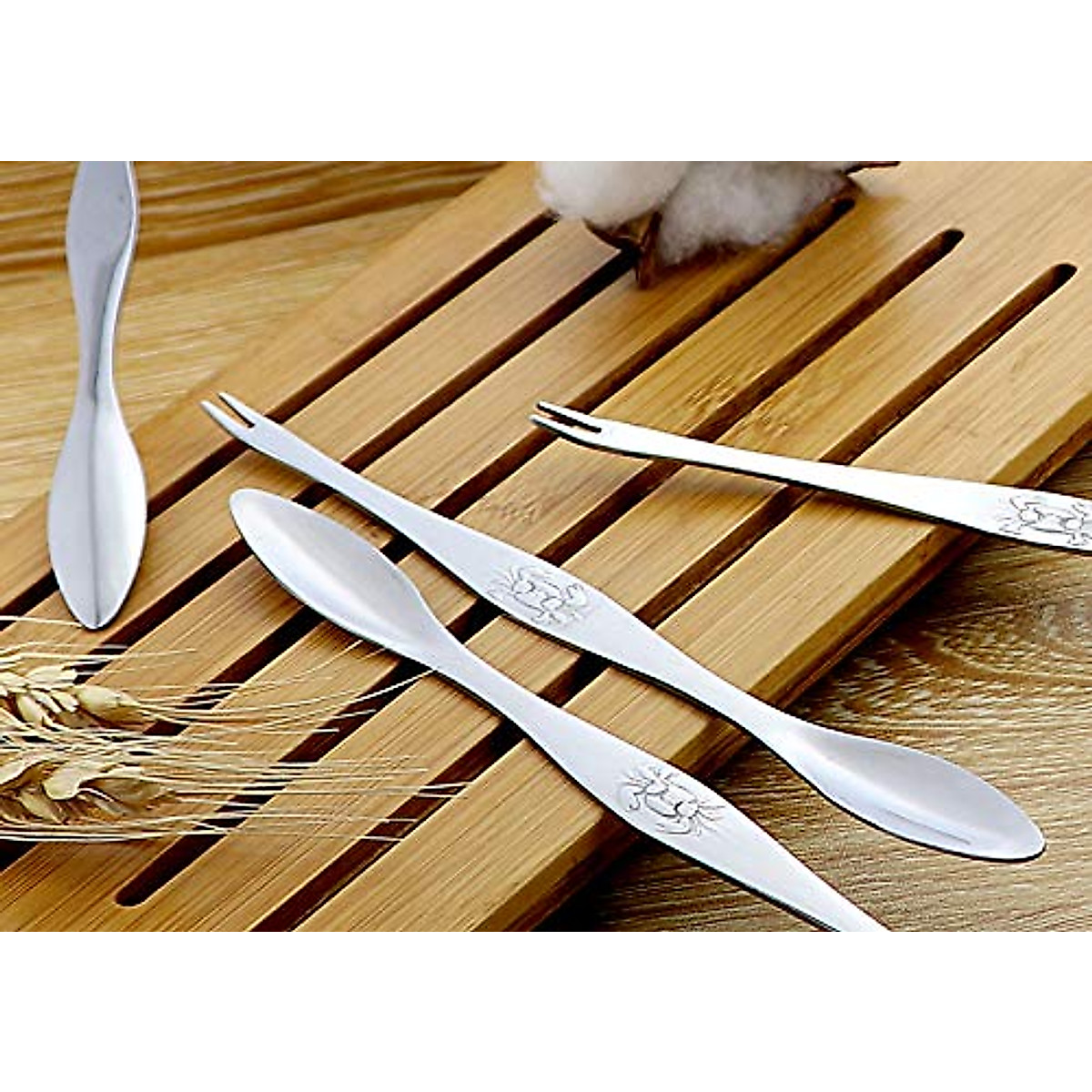 10 pcs Seafood Forks,Crab Forks,Lobster Forks, Fruits Forks 6.49 inches