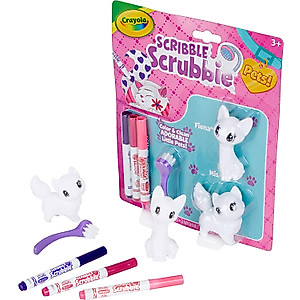 Crayola Scribble Scrubbie Pets, Cats, Kids Toys, Gift for Girls & Boys, Age 3, 4, 5, 6