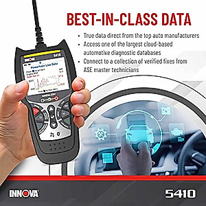 INNOVA 5410 – Newest 2022 All System OBD2 Scan Tool – Read/Erase Check Engine, ABS, SRS, and Transmission
