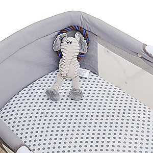 Bassinet Sheets 4 Pack for Baby Unisex, Stretchy Jersey Knitted Fitted Sheet Universal for Oval Rectangle and Hourglass Bassinet Mattress, White and Grey, Neutral for Baby Boy and Girl