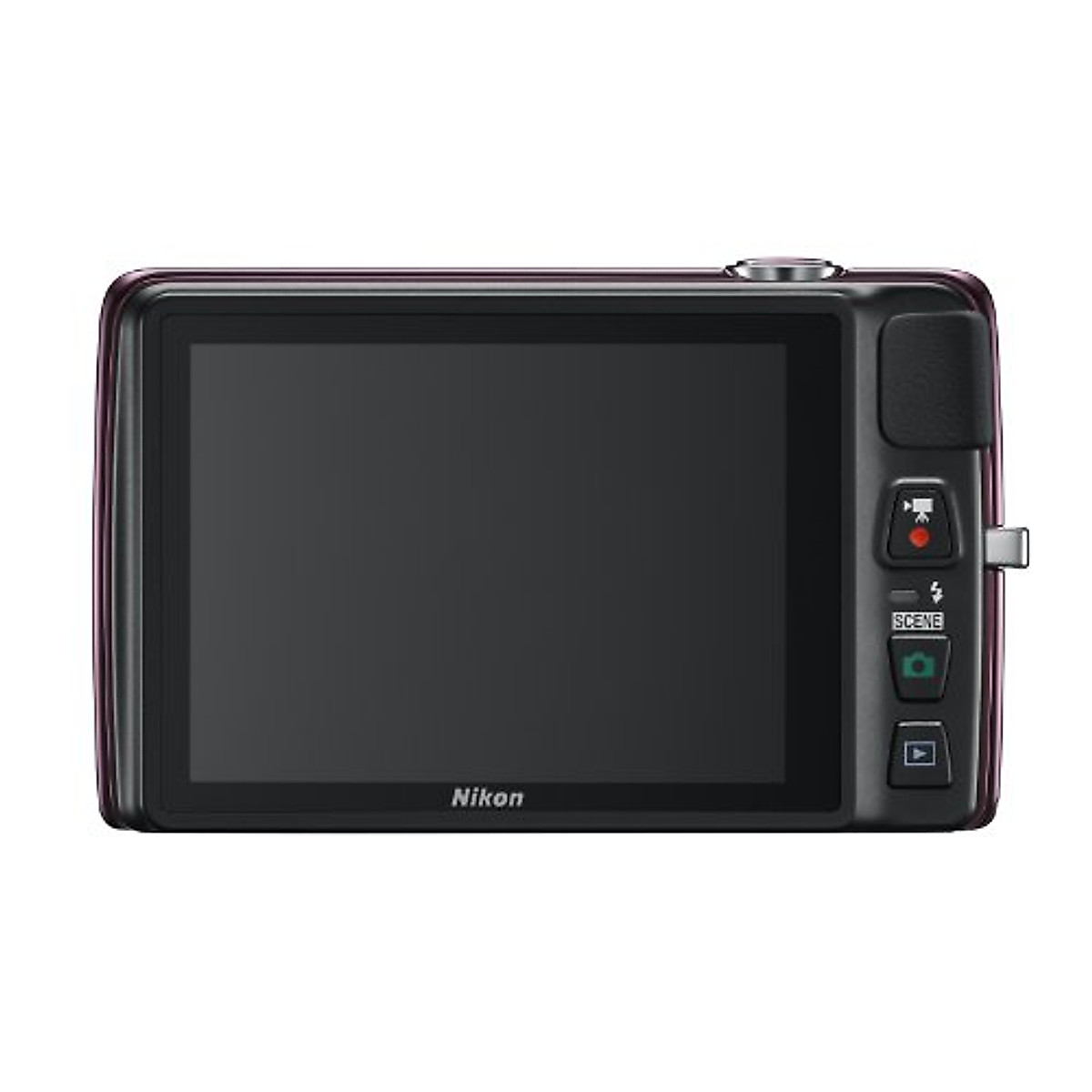 Nikon COOLPIX S4300 16 MP Digital Camera with 6x Zoom NIKKOR Glass Lens and 3-inch Touchscreen LCD (Plum)