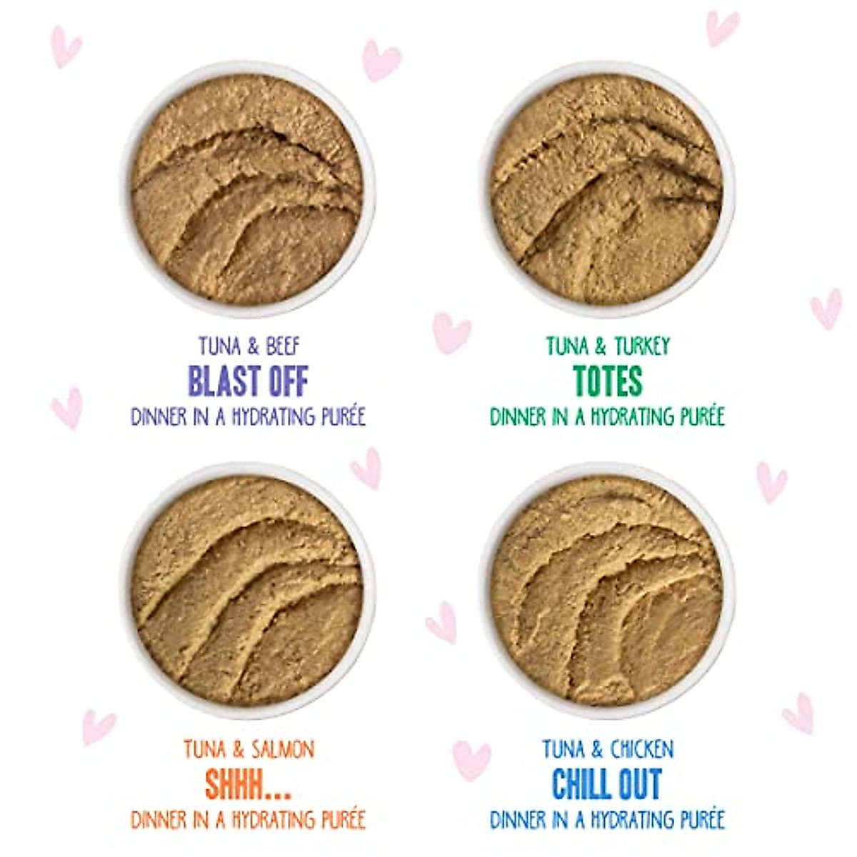 Weruva B.F.F. Play - Best Feline Friend Pate Lovers, Aw Yeah!, Pate Partay! Variety Pack, 3oz Pouch (Pack of 12)