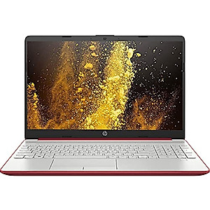 2022 HP Flagship 15inch HD Laptop, Intel Dual-Core Processor up to 2.65GHz, 4GB DDR4, 128GB SSD, Ultra-Fast WiFi, Windows 11, Dale Red(Renewed)